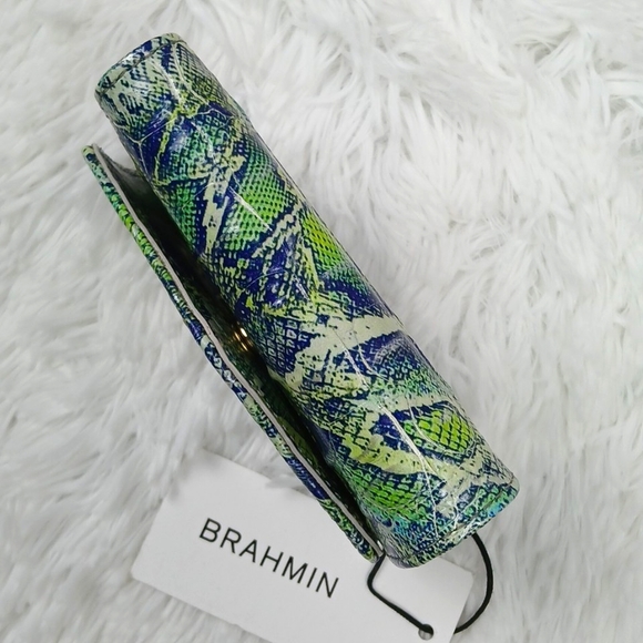 Brahmin | Bags | Brahmin Small Veronica Green Viper Melbourne | Poshmark